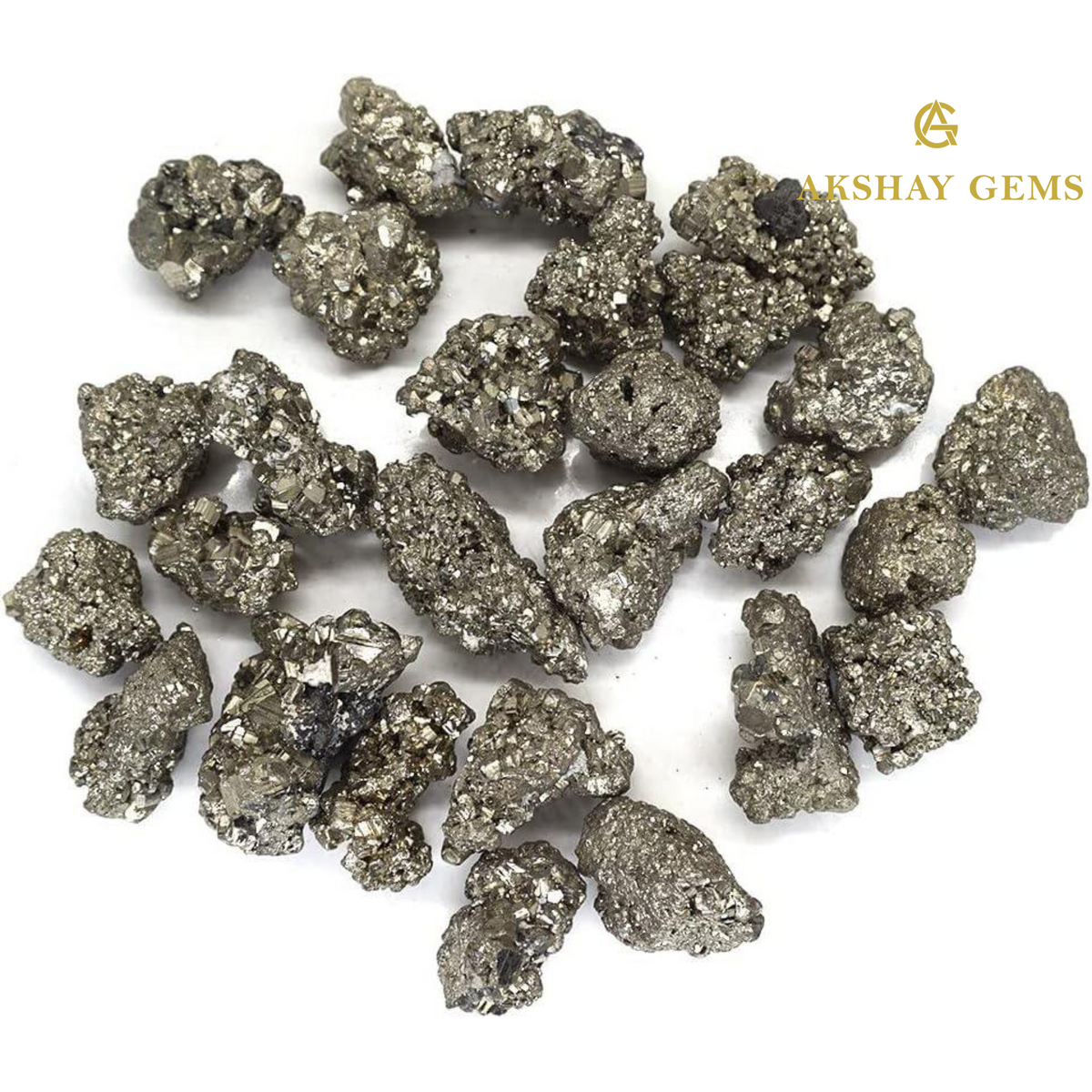 Pyrite Raw Clusters Small Size – Akshay Gems